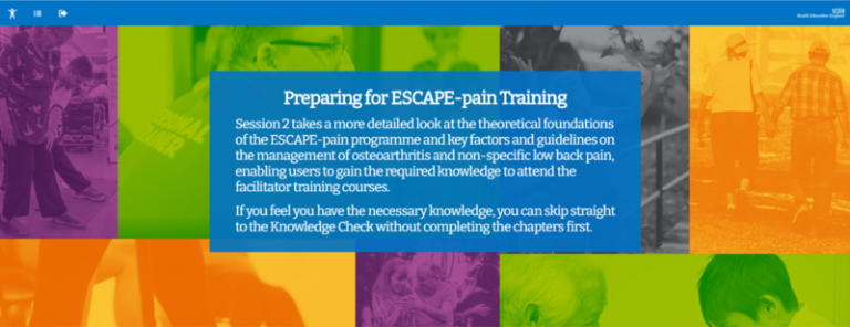 Tools & resources – ESCAPE-pain